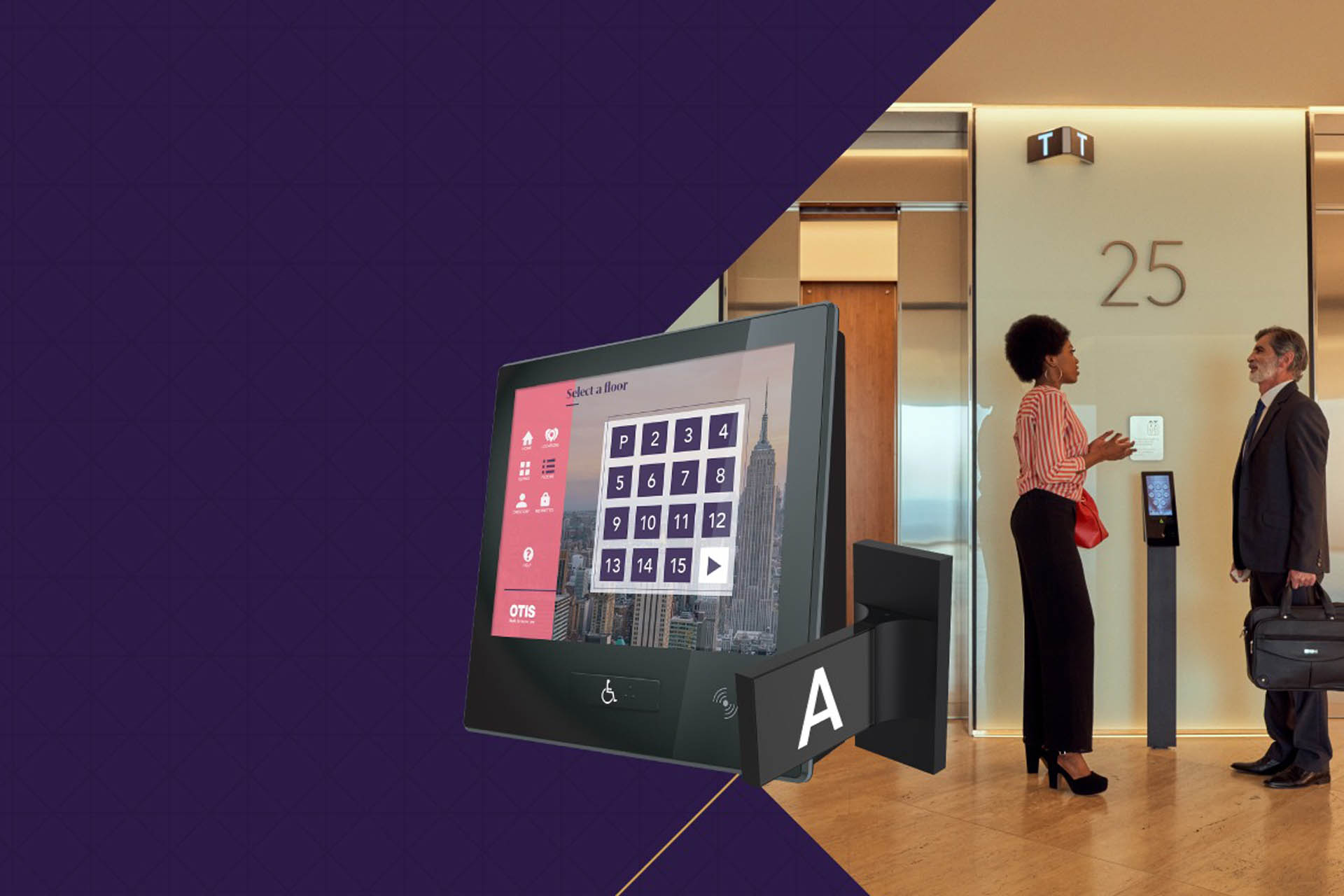 نحوه عملکرد سیستم آسانسور کنترل مقصد و مزایای آن - آسانسور 24